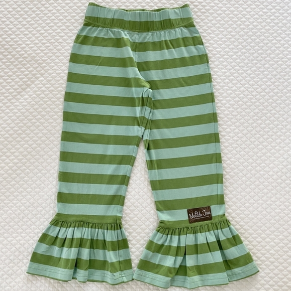 Matilda Jane | Bottoms | Salematilda Jane Cropped Big Ruffle Girl Pants ...